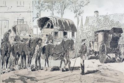 'Types of Coaches Used During the 19th Century, 1886' Giclee Print ...