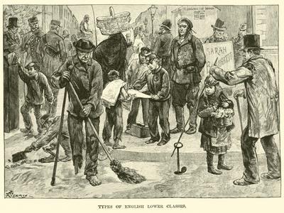 'Types of English Lower Classes' Giclee Print | AllPosters.com