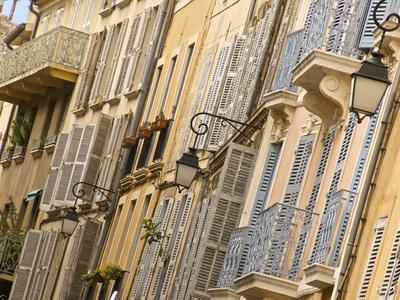 'Typical Building Facade, Old Aix, Aix En Provence, Provence, France ...