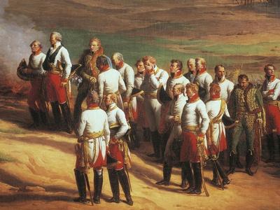 'Ulm, October 20, 1805, Austrian General Karl Mack and His Staff ...