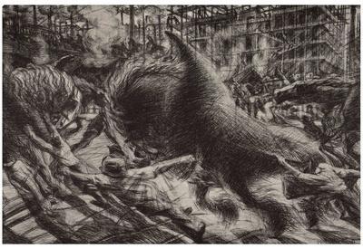 'Umberto Boccioni (The city rises) Art Poster Print' Posters ...