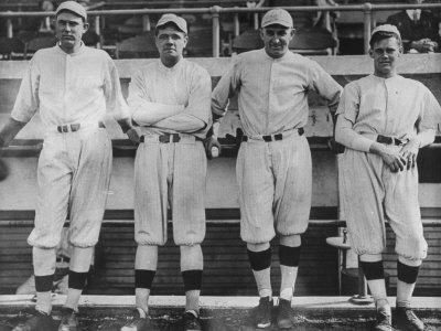 'Undated of Baseball Players Ernie Shore, Babe Ruth, Carl Mays, and ...