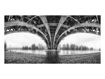 'Under the Iron Bridge' Premium Giclee Print | AllPosters.com