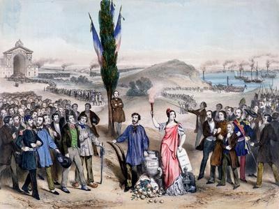 'Universal Suffrage, 1850' Giclee Print - Frederic Sorrieu | AllPosters.com