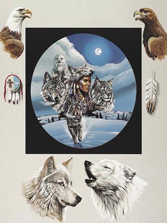 'Moonlit Warrior' Prints - unknown Ampel | AllPosters.com