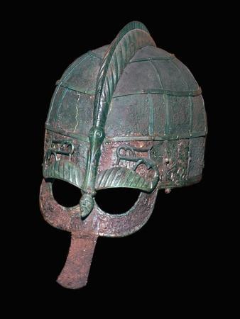 'Germanic Iron Age helmet, 7th century. Artist: Unknown' Giclee Print ...