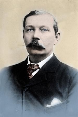 'Portrait of Sir Arthur Conan Doyle (1859-1930), English Writer ...
