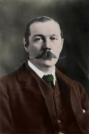 'Portrait of Sir Arthur Conan Doyle (1859-1930), English Writer ...