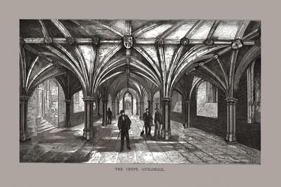 'The Guild-Hall Crypt, 1886' Giclee Print - Unknown | AllPosters.com