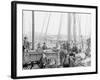 'Unloading Oyster Luggers, Baltimore, Md.' Photo | AllPosters.com