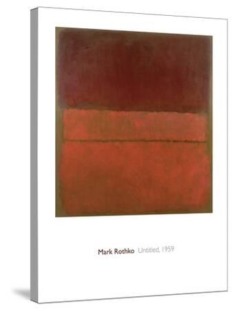 'Untitled, 1959' Stretched Canvas Print - Mark Rothko | AllPosters.com