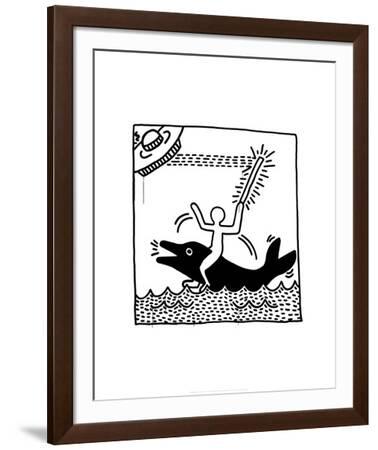 'Untitled, 1982' Giclee Print - Keith Haring | AllPosters.com