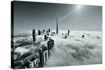 'Up Up and Above' Stretched Canvas Print | AllPosters.com