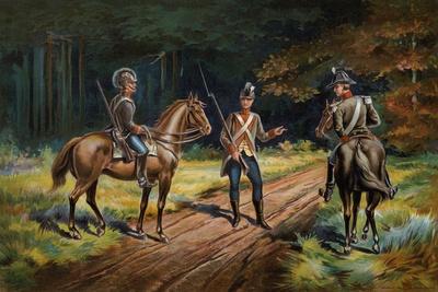 'US Army, Commissioned Officer and Private of Cavalry, 1802-1810 ...