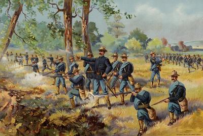 'US Army, Infantry Field Equipment, 1892 (Colour Litho)' Giclee Print ...