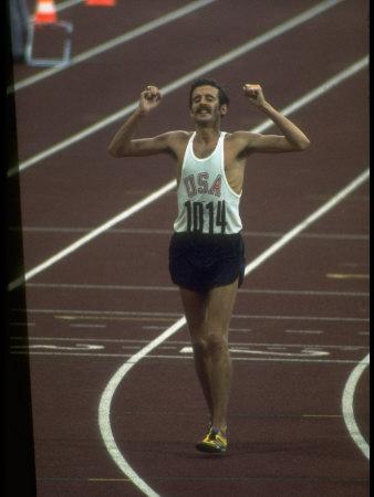 'US Athlete Frank Shorter after Winning a Marathon Race at the Summer ...
