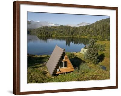 'Us Forest Service Cabin, Shrode Lake, Prince William Sound, Alaska ...