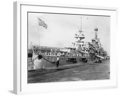 'Us Navy Warships, Navy Yard, Balboa, Panama, 1931' Photographic Print ...