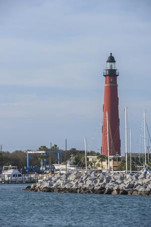 'USA, Florida, Ponce Inlet, Ponce de Leon Inlet lighthouse ...