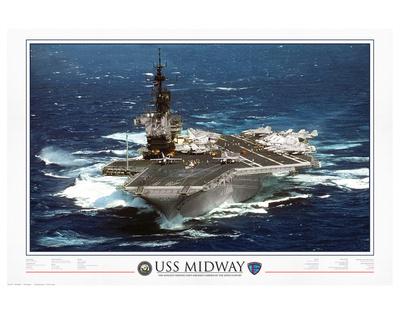 'USS Midway - 1945 to 1997' Posters | AllPosters.com