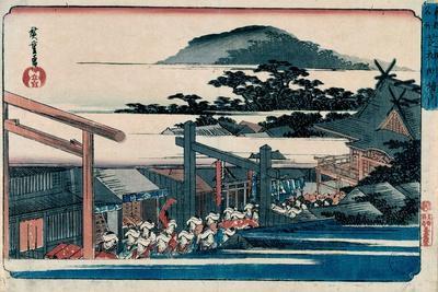 'Utagawa Hiroshige; Sanoya Kihei / Shiba Shinmei Keidai, 1832-1838 ...