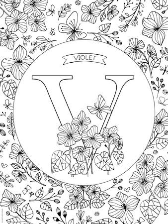 'V is for Violet' Prints - Heather Rosas | AllPosters.com