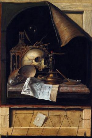 'Vanitas Still Life, 17Th Century (Oil on Canvas)' Giclee Print ...