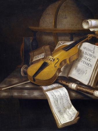 'Vanitas Still Life - Peinture Par Edwaert Collier (1642-1708), - Oil ...