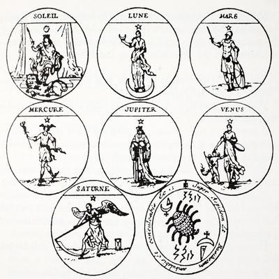 'Various Types of Talismans' Giclee Print | AllPosters.com
