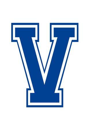 'Varsity Letter V Make Your Own Banner Sign Poster' Prints | AllPosters.com