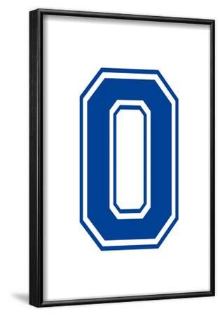'Varsity Number 0 (Zero) Make Your Own Banner Print Poster' Posters ...