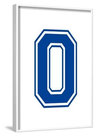 'Varsity Number 0 (Zero) Make Your Own Banner Print Poster' Posters ...