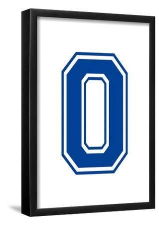 'Varsity Number 0 (Zero) Make Your Own Banner Print Poster' Posters ...