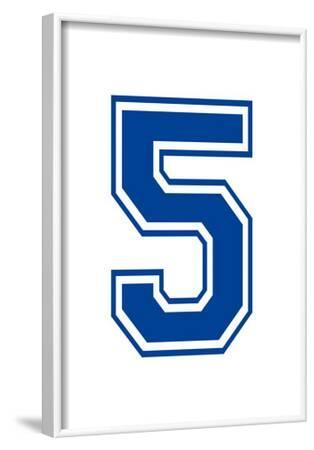 'Varsity Number 5 (five) Make Your Own Banner Sign Poster' Posters ...