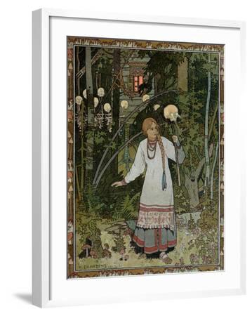 'Vassilissa in the Forest, Illustration from the Russian Folk Tale ...