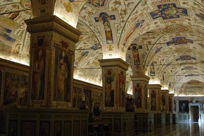 Vatican Library, Interior, Vatican City Giclee Print | AllPosters.com