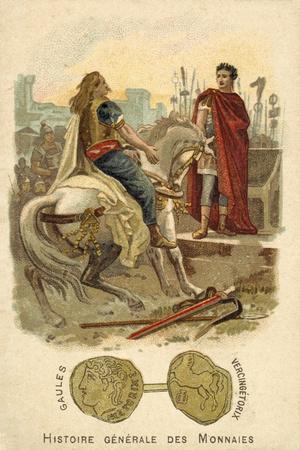 'Vercingetorix Submitting to Julius Caesar, 52 BC' Giclee Print ...