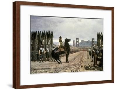 'Vercingetorix Surrendering to Julius Caesar, after the Battle Alesia ...