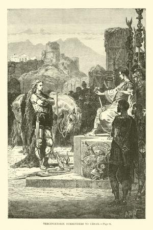'Vercingetorix Surrenders to Caesar' Giclee Print | AllPosters.com