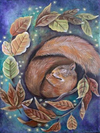 'Dreaming Squirrel' Prints - Verena Wild | AllPosters.com
