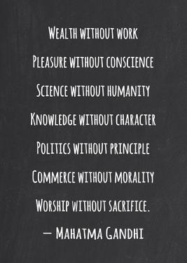 Mahatma Gandhi Quotes Posters, Prints, Paintings & Wall Art ...