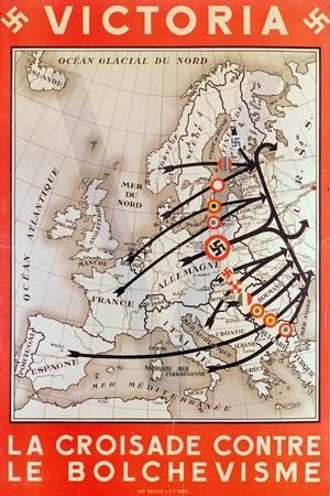 'Vichy French Poster Announcing Operation Barbarossa, 1941' Giclee ...