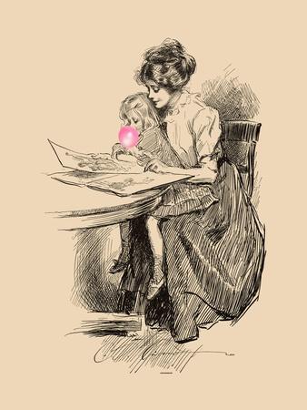 'Victorian Ladies Misbehaving VI' Prints - Alicia Longley | AllPosters.com