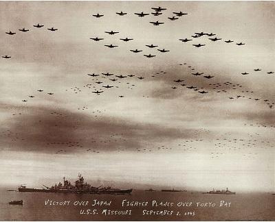 'Victory over Japan (1945 VJ Day USS Missouri) Photograph Poster ...