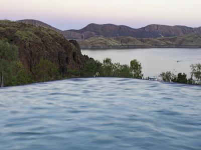 'View from Infinity Pool over Lake Argyle' Photographic Print - Chris ...