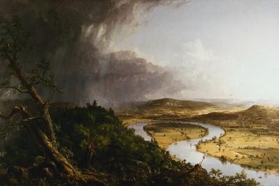 'View from Mount Holyoke, Northampton, Massachusetts, after a ...