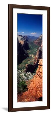'View from Observation Point, Zion National Park, Utah, USA ...
