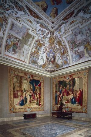 'View of an Hall, Lateran Palace, Italy, Lazio Region, Rome' Giclee ...