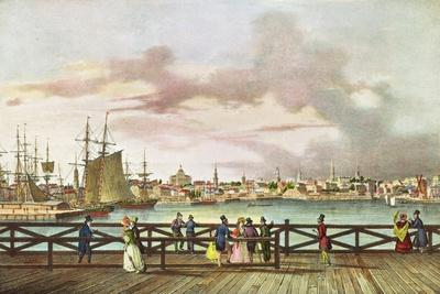 'View of Boston and the South Boston Bridge C. 1829' Giclee Print ...