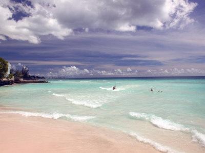 'View of Dover Beach, Barbados, Caribbean' Photographic Print - Walter ...